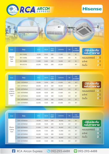 Installation Air condition Hisense | RCA AIRCON EXPRESS