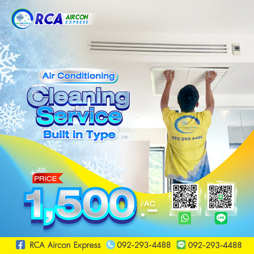 Cleaning A/C Built in Type | RCA AIRCON EXPRESS