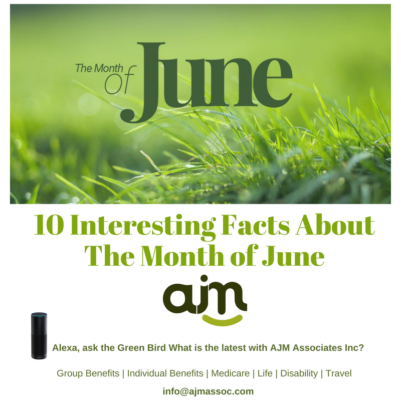 10 Interesting Facts About The Month Of June