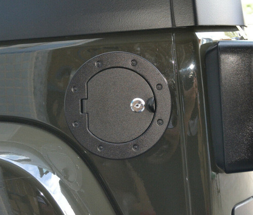 TJ Aluminium Fuel Tank Cap Cover w/ Key | africalonghorn