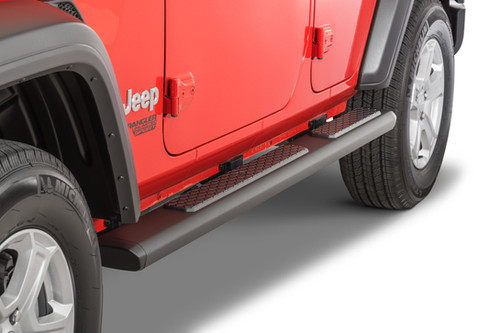 JK Tubular Aluminum 4-Door Side Steps | africalonghorn