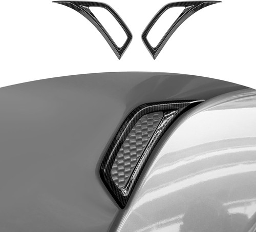 JL JT Side Fender Vent Decal Trim Cover (Carbon Fibre Texture ...