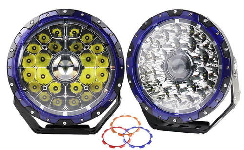 9" Laser Spot Light with DRL - Pair | africalonghorn