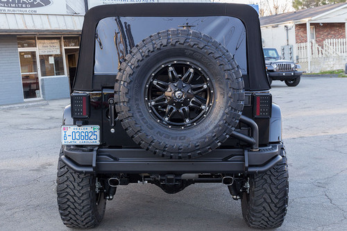 JK AEV Rear Bumper w/ Spare Tire Bracket | africalonghorn
