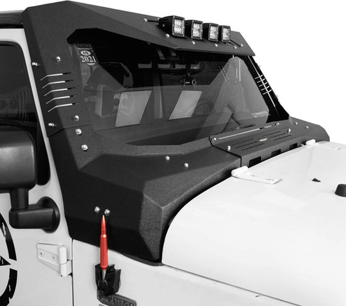 JK AL Windshield Frame Cover Roof Sun Visor Cowl Body Armor ...
