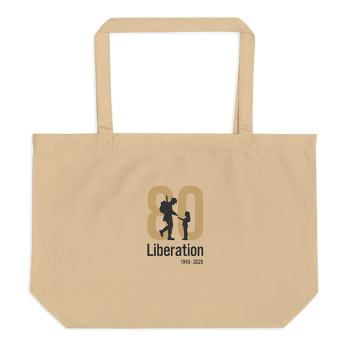 Liberation 80 Official Logo - Large organic tote bag | Ormerco