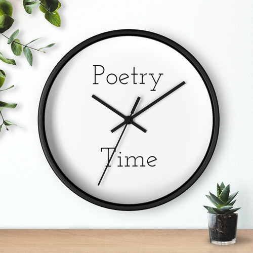 Poetry Time - Wall clock | realisticpoetry