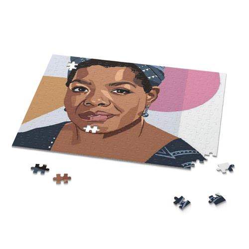 MAYA ANGELOU Puzzle (120, 252, 500-Piece) | realisticpoetry