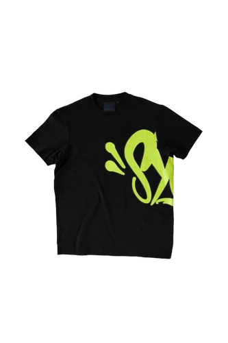 SYNA WORLD 'SYNA LOGO' OG T-shirt - BLACK / GREEN | Drip N Drown Town