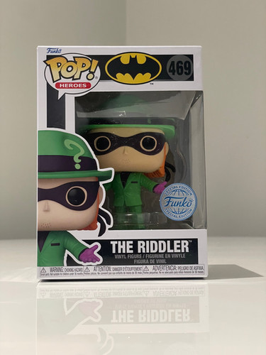 Funko Pop! Batman The Riddler #469 CON EXCLUSIVES Vinyl Figure | Drip N ...