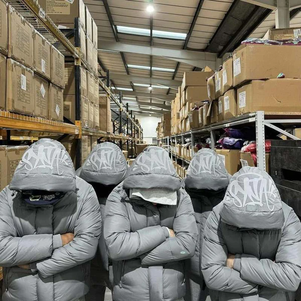 SYNA WORLD 'SYNA LOGO' JACKET - Grey | Drip N Drown Town