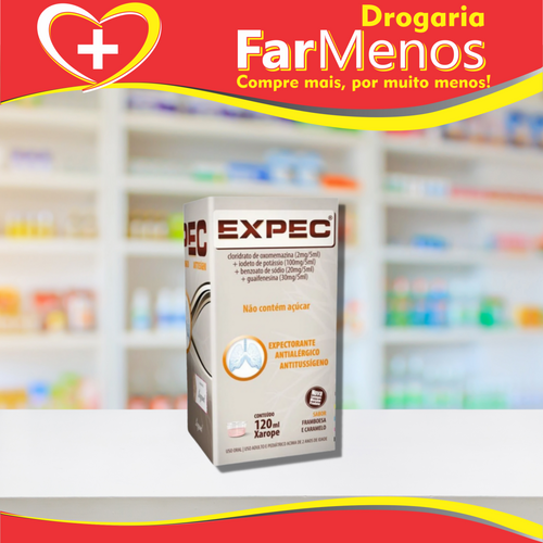 EXPEC XAROPE 120 ML | Drogarias Farmenos