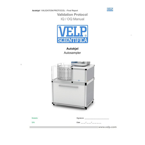 IQ/OQ AUTOKJEL Manual | lsscientific