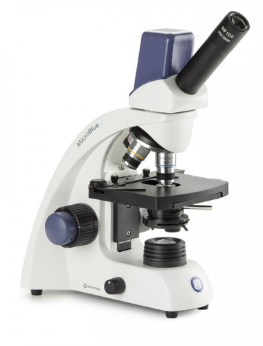 MicroBlue monocular microscope with built-in 1.3 MP digital CMOS camera ...