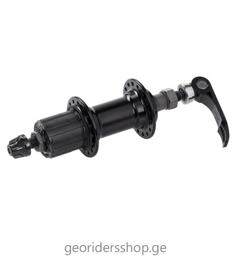 Rear hub KLS ACTIVE Cassette R, V-brake, 32H, anodized black ჰაბი
