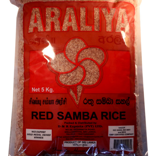 Araliya Red Samba Rice 5kg | Araliya