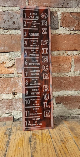 12 Inch Rule | Never Enuff Wood