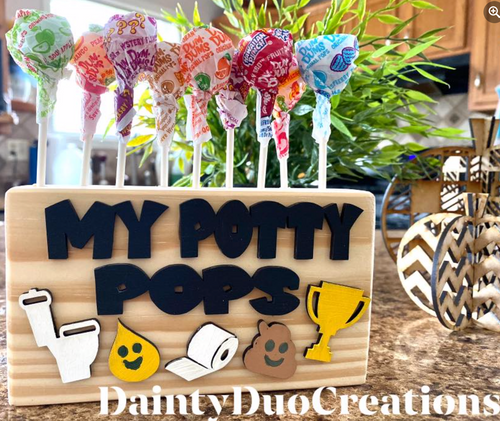 Potty Pops Holder! | Dainty Duo Creations