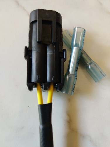 Weather Male Connector for service tool power . Max Current:20amps. Ref ...