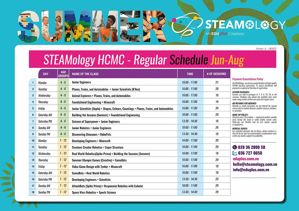 Unlock Your Child’s Full Potential with Summer STEAM Program!