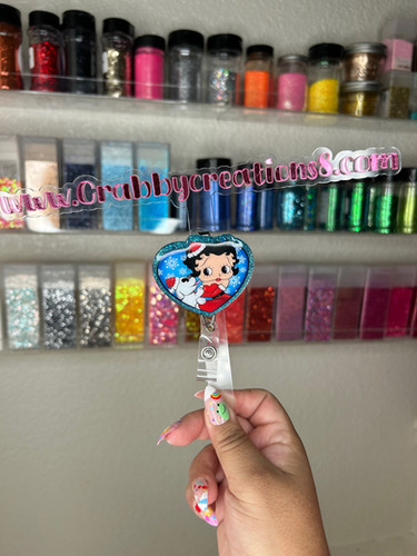 Badge Reel Photo Prop Layered Acrylic Watermark | crabby creations