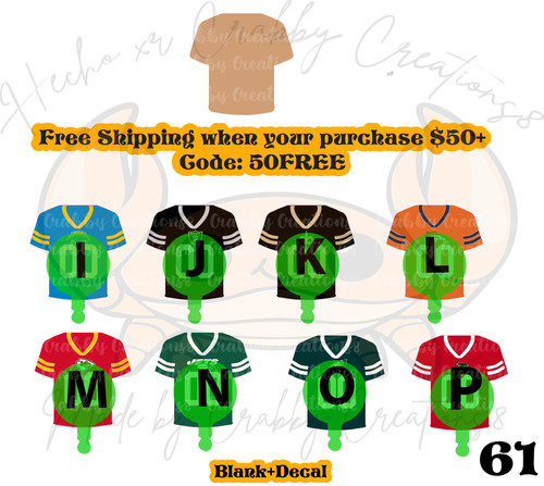 Football Jersey Badge Blank+ Decal V2[61] | crabby creations