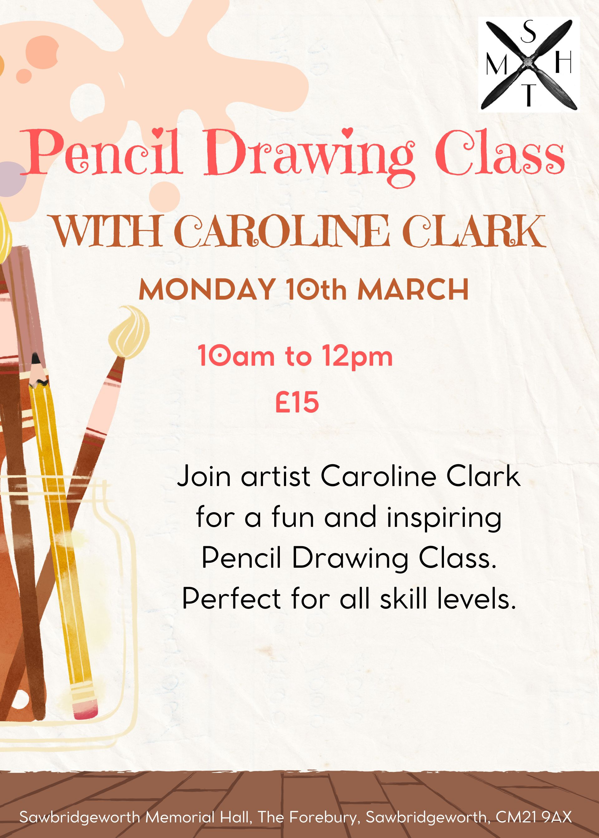 Pencil Drawing Class with Caroline Clark | SMHT