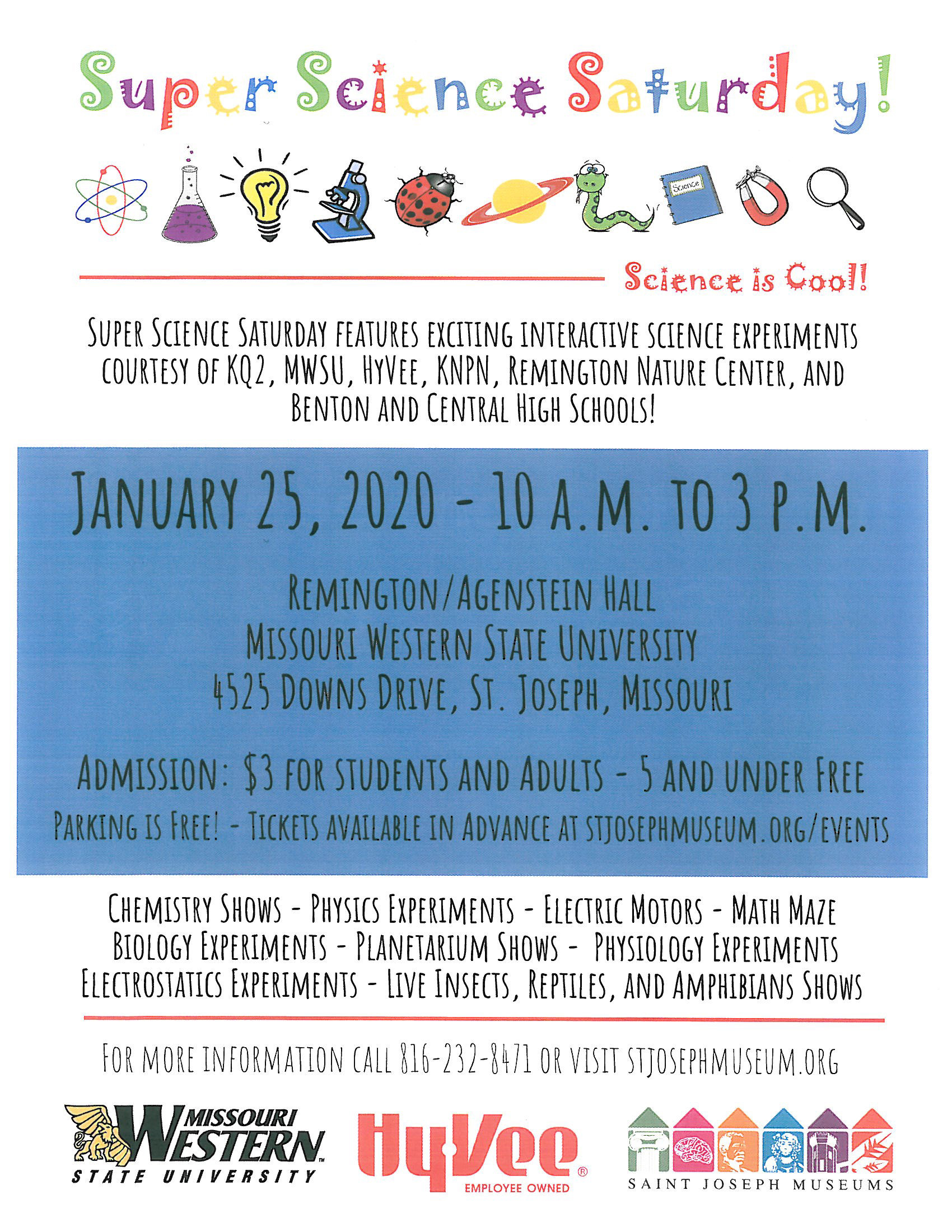 Super Science Saturday! | St. Joseph Museums