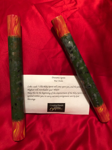 Dunamis Ignite 12 in. War Sticks | Creative Hands of Ab