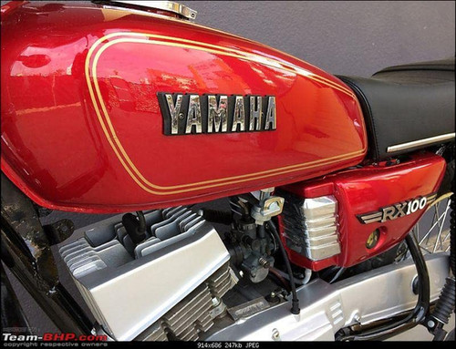 Road Religion Yamaha RX100 /RX135 /RXG135 Tank Red Colour | Road Religion