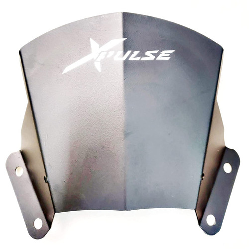 RoadReligion Metal Visor for Hero Xpulse (Black) | Road Religion