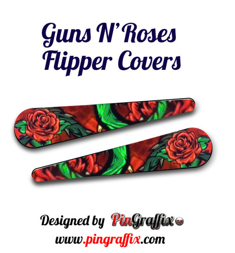 JJP Guns N' Roses Flipper Covers | PinGraffix Pinball