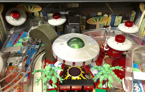 Bally/Williams Attack from Mars® Pinball Backboard | PinGraffix Pinball