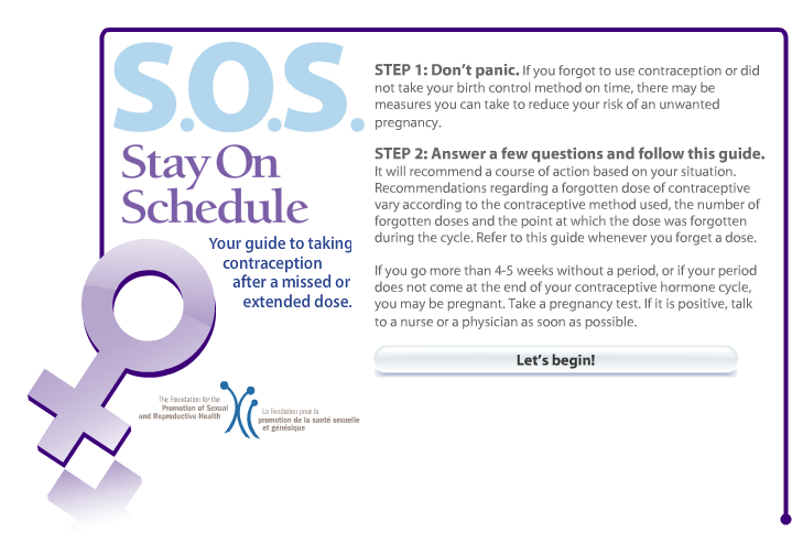 Pearls for Practice: Simplified Contraception Counselling