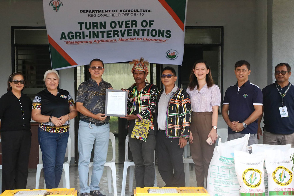Manobo-Matigsalug tribe gets P613K agri aid from DA-10