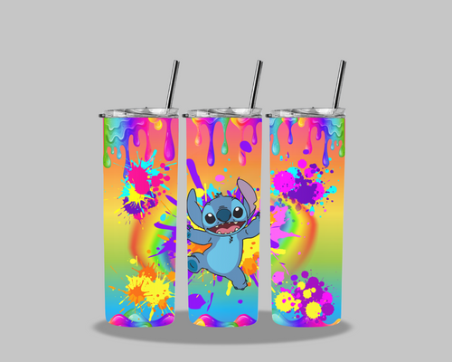 Stitch Splatter Paint | Put A Lid On It