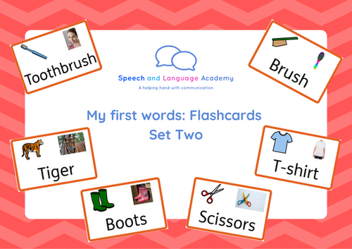 My First Words - Picture Cards (Set Two) | Speech and Language