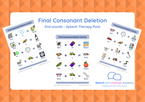 Final Sound Deletion | Speech and Language