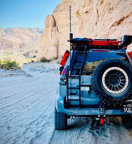 Gx 470 rear curved ladder | NashFabCo