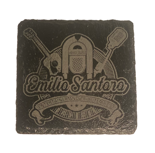 Emilio Logo Coaster | Emilio Santoro