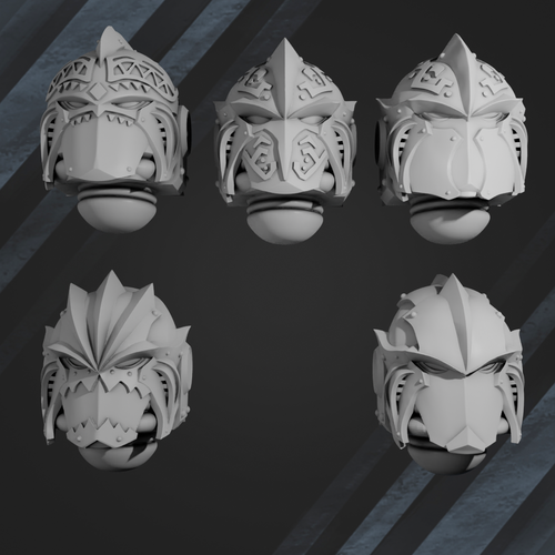 Cosmo Sharks Helmet Set x5 | DakkaDakka.Store