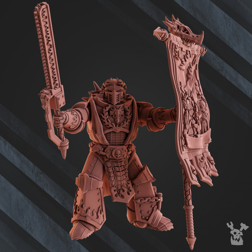 STL: Fire Lizard Vexillary | DakkaDakka.Store