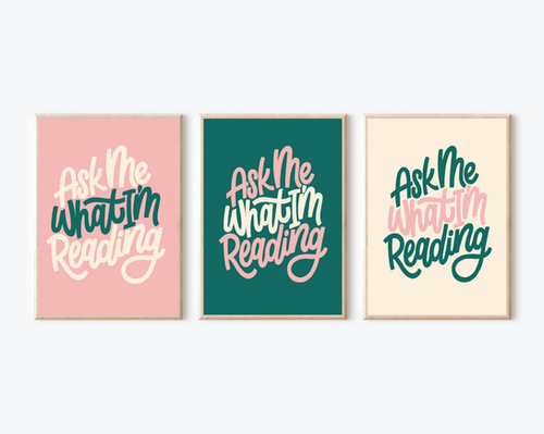 Ask me What I'm Reading Poster Set | East Nash Teacher