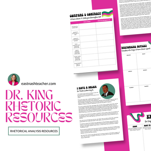 Dr. King Rhetoric Resources | East Nash Teacher