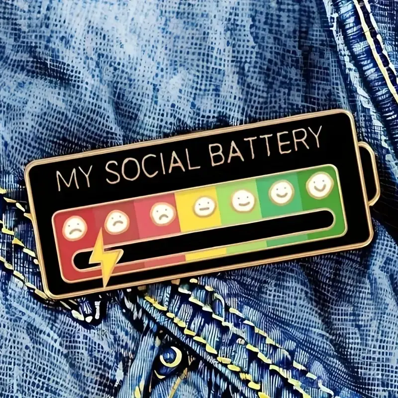 Social Battery Pin | Goldfields Pride