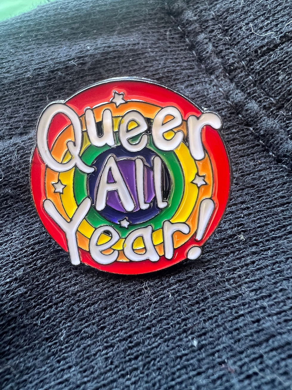 Queer all year pin | Goldfields Pride