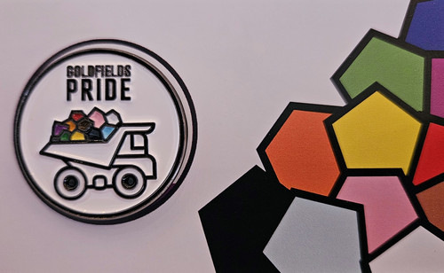 Goldfields Pride Round Pin | Goldfields Pride