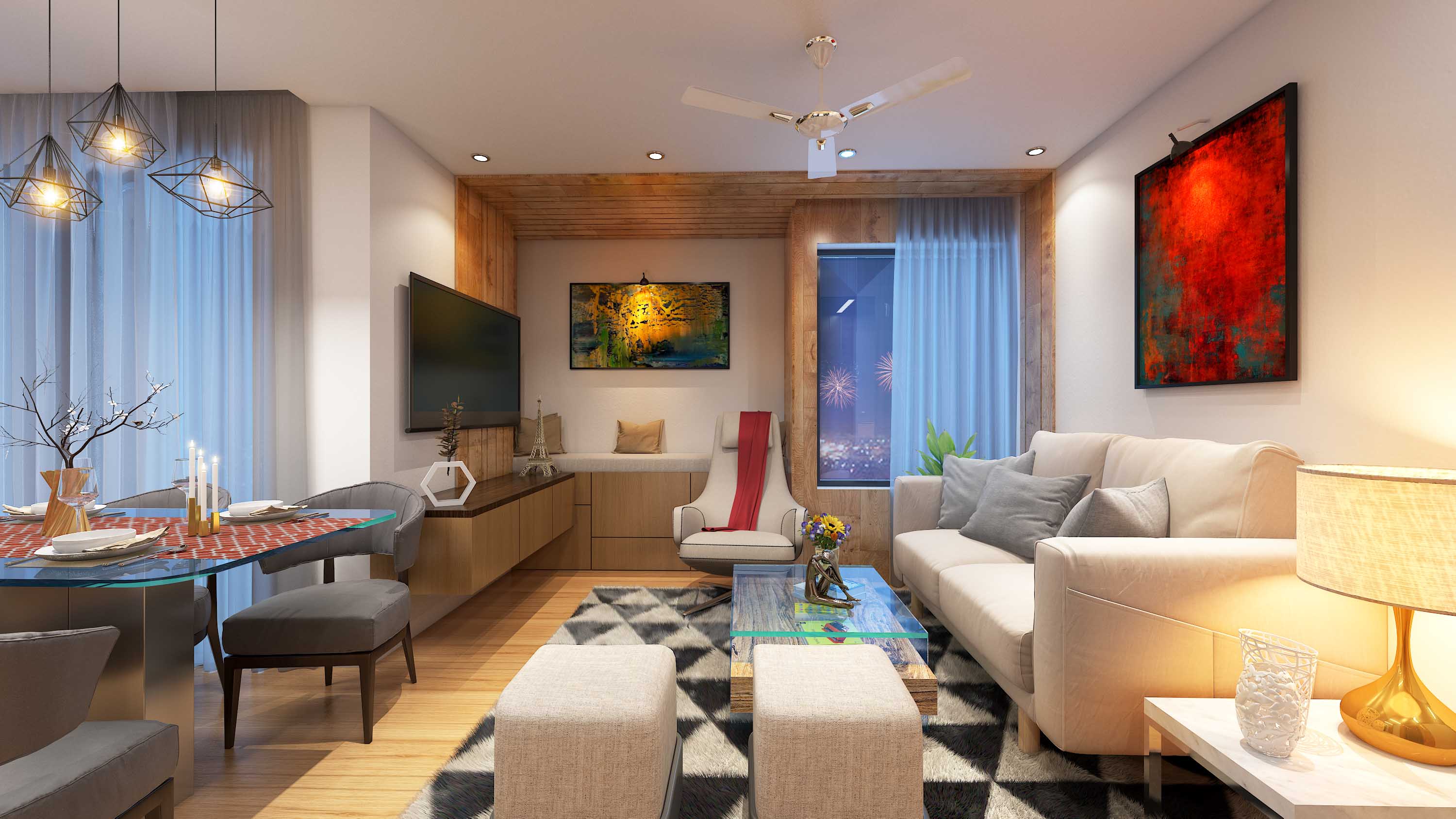 Belani Model Flat interior | sukanya-associates