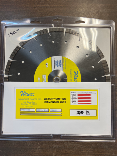 Multiquip 14" Diamond Combo Blade | Wavesequipmentrental