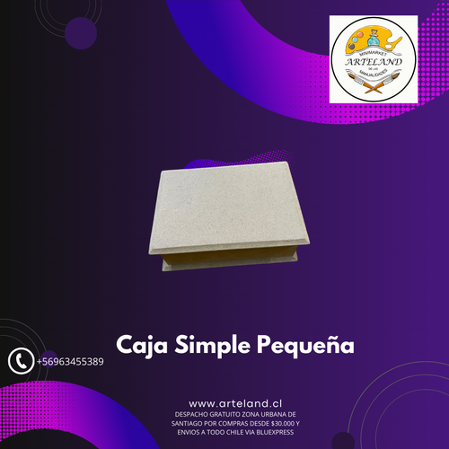 Caja Simple Pequeña | www.arteland.cl